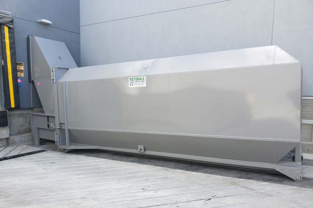 Heavy Duty Stationary Trash Compactor - Rotobale Compaction Solutions Inc.