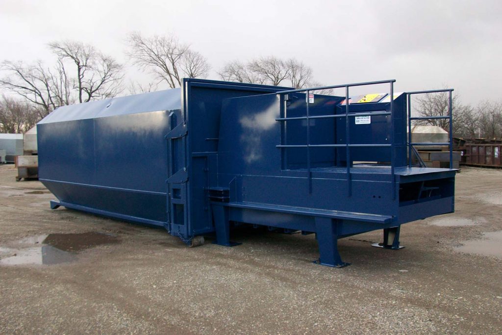 Heavy Duty Stationary Trash Compactor - Rotobale Compaction Solutions Inc.
